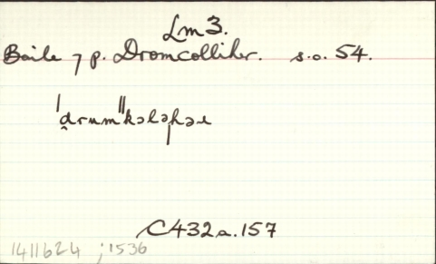 Drom Collachair/Dromcolliher | logainm.ie