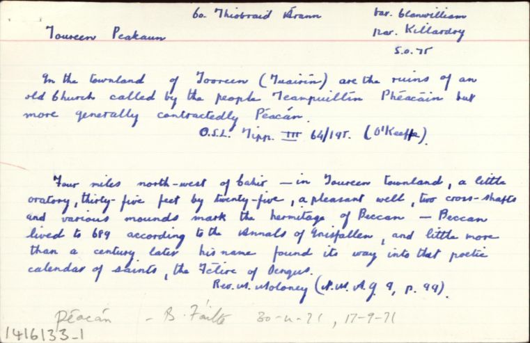 Toureen Peakaun | logainm.ie