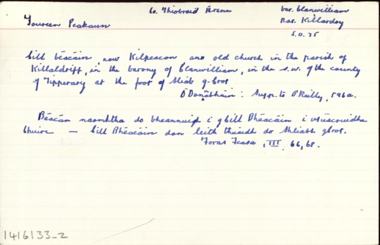 Toureen Peakaun | logainm.ie