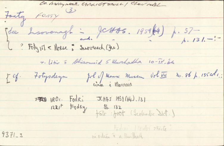 Fóite/Foaty | logainm.ie