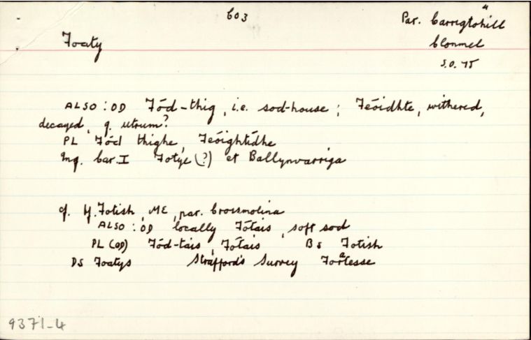 Fóite/Foaty | logainm.ie