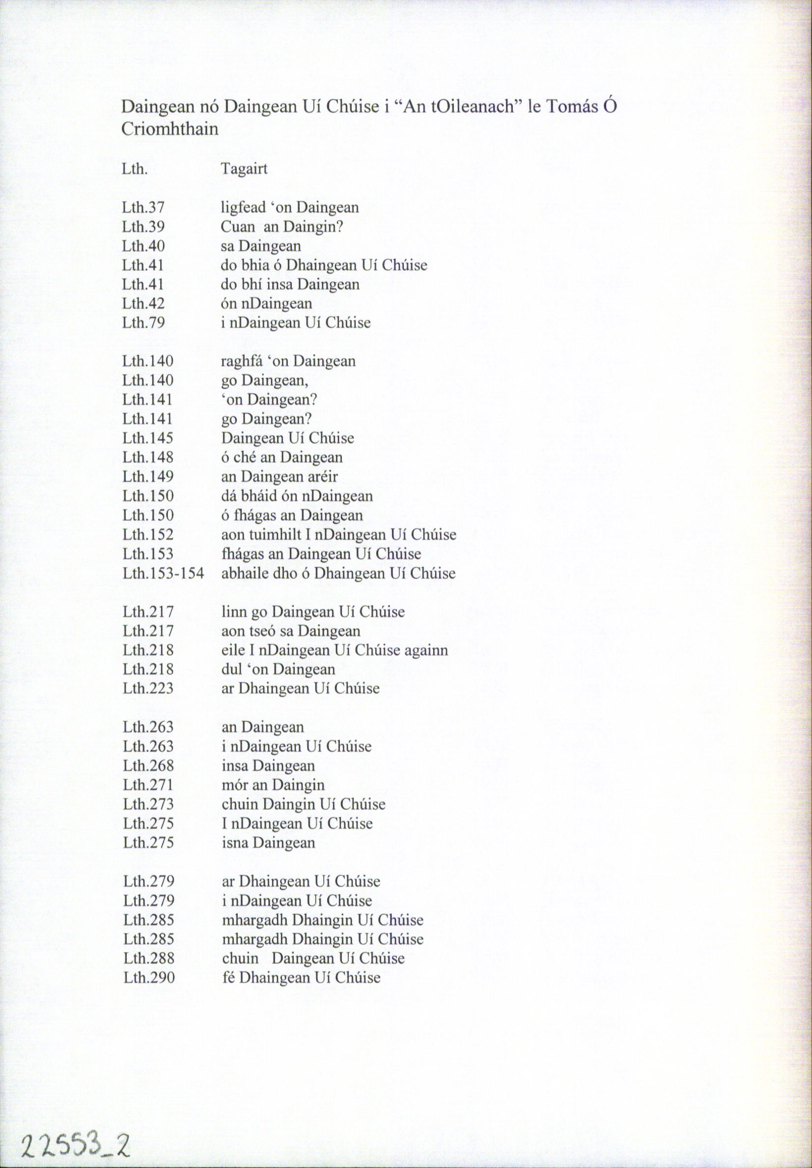 Daingean Uí Chúis/Dingle | logainm.ie