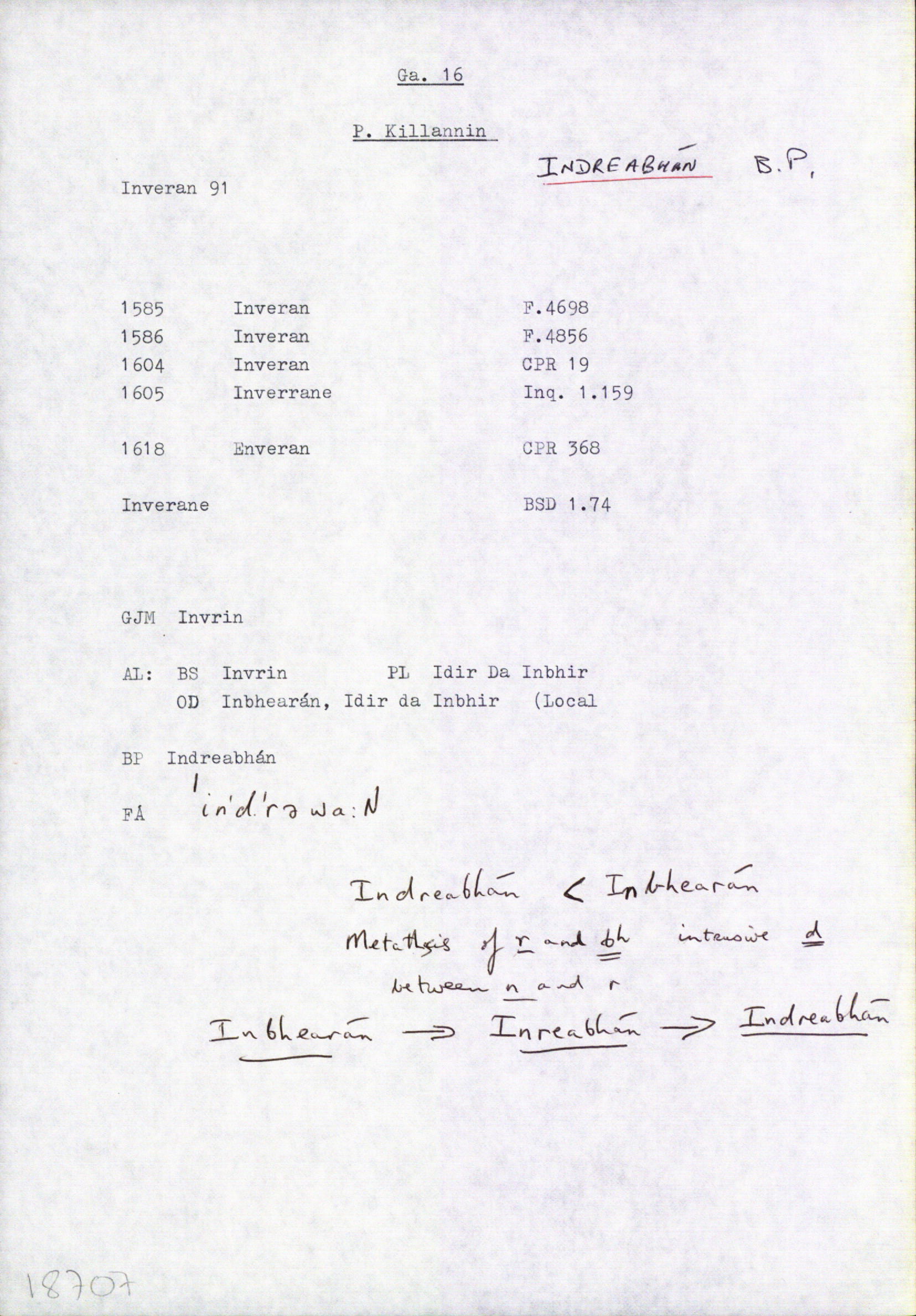 Indreabhán/Inveran | logainm.ie