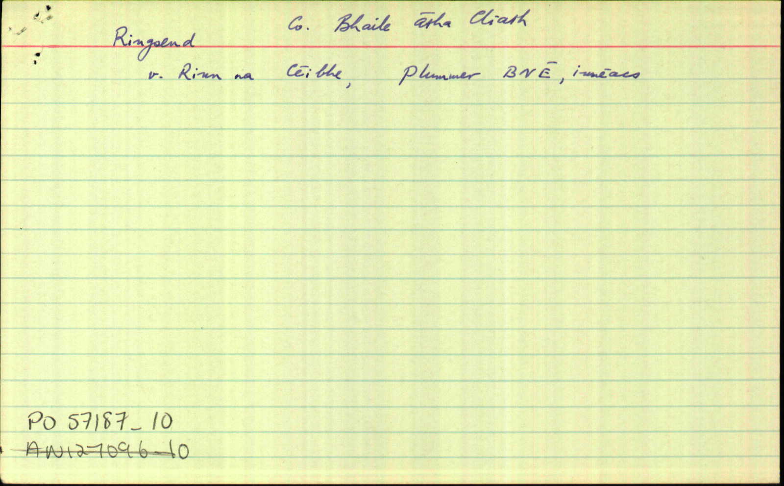 An Rinn/Ringsend | logainm.ie