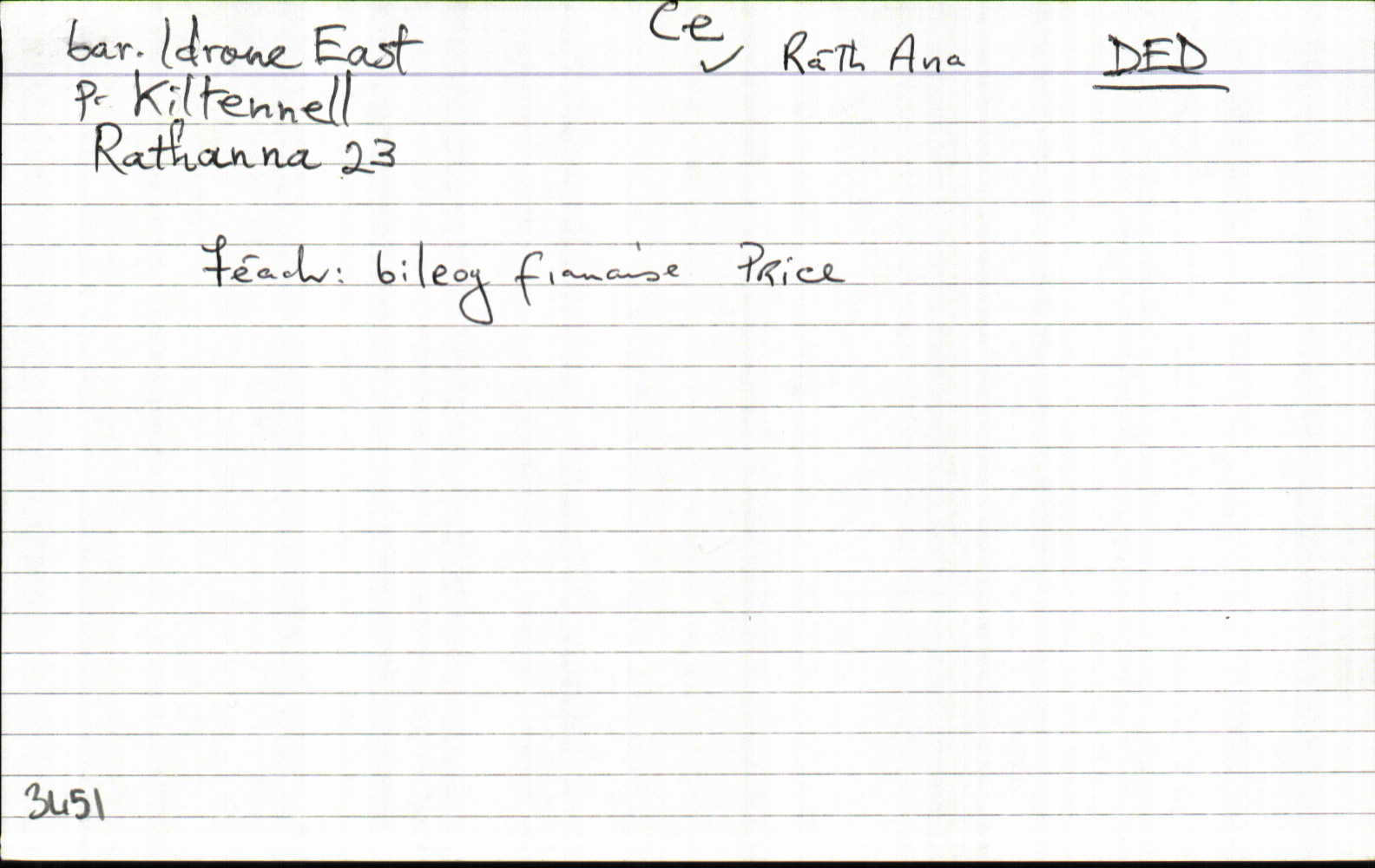 Ráth Ana/Rathanna | logainm.ie