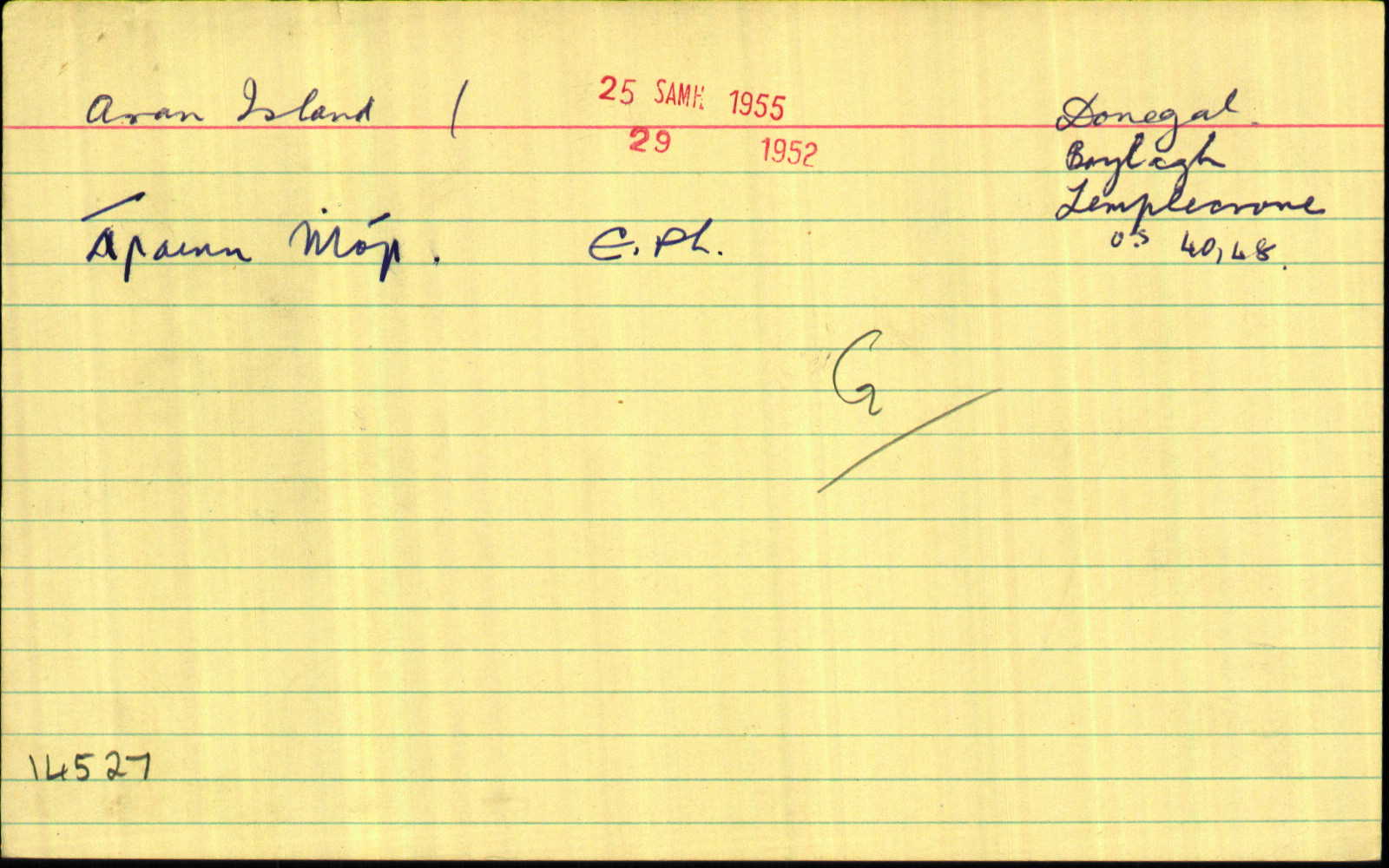 Árainn Mhór/Aran Island | logainm.ie