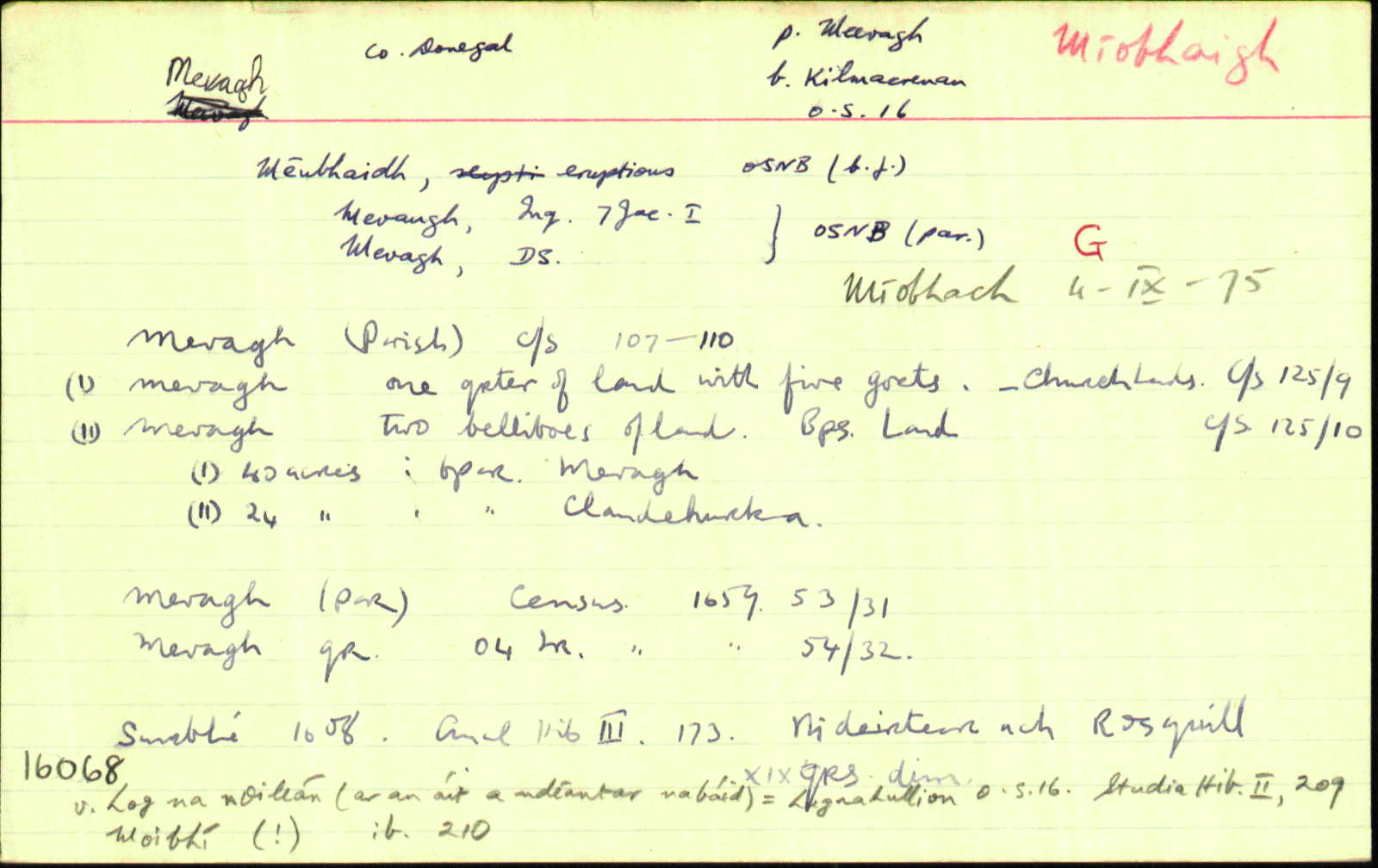 Míobhaigh/Mevagh | logainm.ie